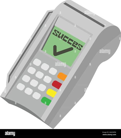 Payment Pos Terminal Icon Isometric Of Payment Pos Terminal Vector Icon For Web Design Isolated