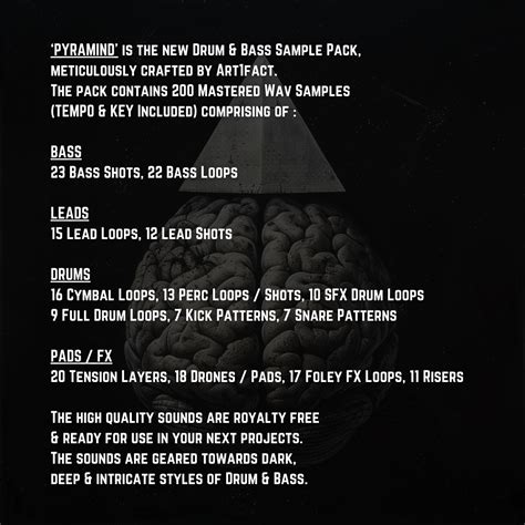 Pyramind Dnb Sample Pack — Art1fact Music