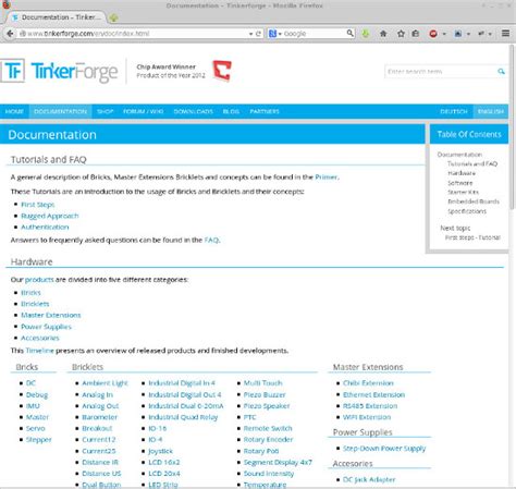 Revised Documentation And Kits Tinkerforge