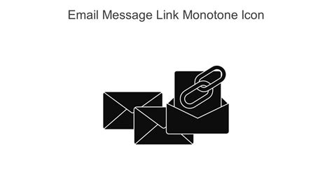 Email Message Link Monotone Icon In Powerpoint Pptx Png And Editable Eps Format PPT Presentation