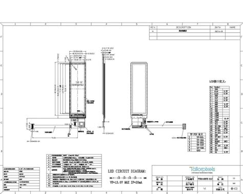 3 18 Inch IPS TFT Bar LCD MIPI 288x960