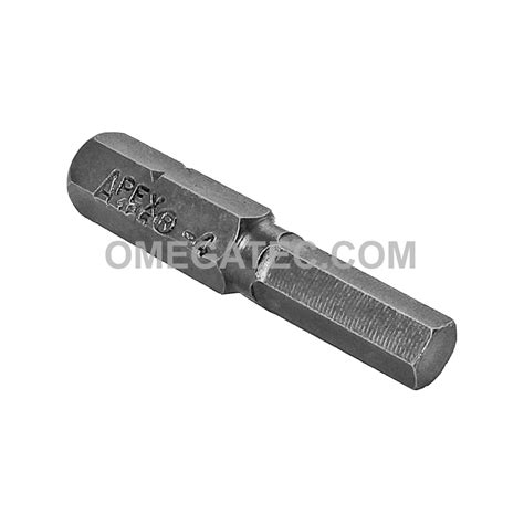 185 4X 1 4 Apex Brand Socket Head Hex Allen Insert Bits Apex Sockets