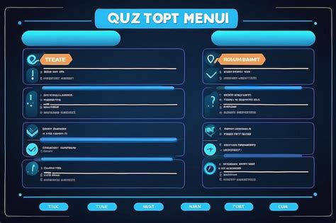 Premium Photo Quiz Test Menu Template Tv Show Game Questions And