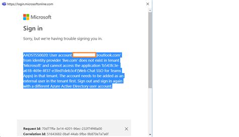 teams sso sample doesnt pick the correct tenant · issue 2351 · microsoft botframework webchat