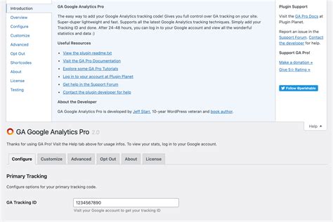 GA Google Analytics Pro Plugin Planet