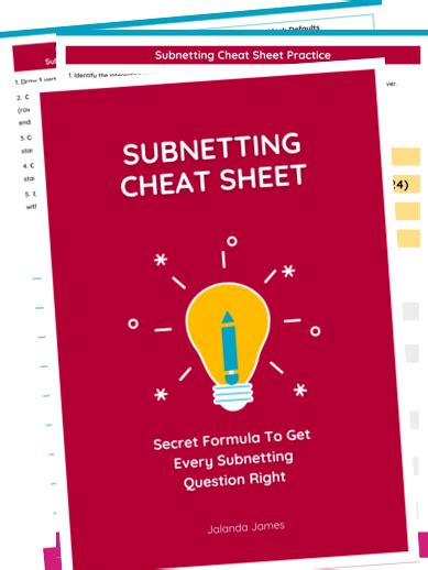 Subnetting Cheat Sheet Pdf