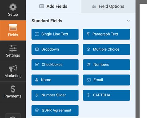 A Complete Guide To Field Types In Wpforms