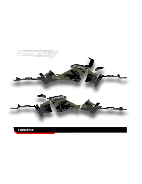 Polaris Sportsman 570 Graphic Kit Polaris Sportsman 5700 Sticker Kit Polaris Sportsman 570