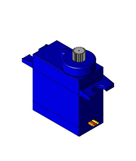 Servo Motor 3d Model By Miquéiassb On Thangs
