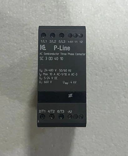 P Line Sc 3 Dd 40 10 Ac Semiconductor Three Phase Contactor 24 480v 50 60hz At Best Price In Noida