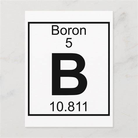 Boron Periodic Table Symbol