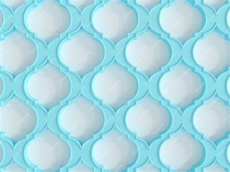 모로코 아랍어 3d 장식 패턴 그리드 모자이크와 이슬람 창 패턴입니다 전통적인 추상 이슬람 3d 렌더링 그림입니다 무료 사진