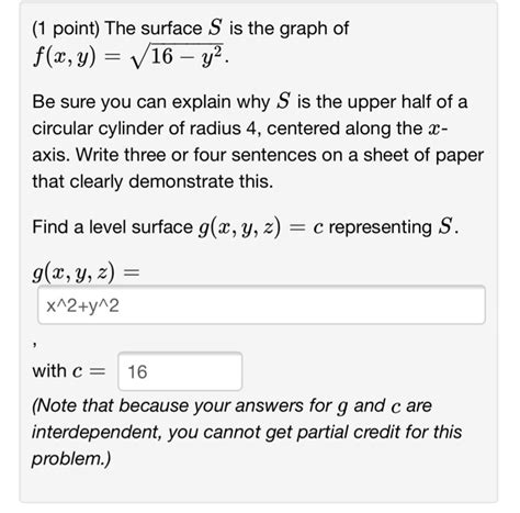 Solved The Surface S Is The Graph Of F X Y Squareroot Chegg Com