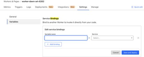 Service Binding In Cloudflare Workers Cloudflare Developers
