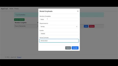 Github Malinowsk Proyectocrudnet7 Este Proyecto Es Un Ejemplo De Una