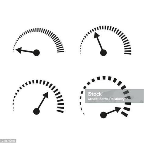 속도계 아이콘이 설정되었습니다 4단 속도 게이지 측정 기호 컬렉션 벡터 미터 0명에 대한 스톡 벡터 아트 및 기타 이미지 0명 계기판 측정기 공연 Istock