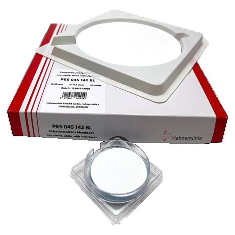 Pes Polyethersulfone Membrane Filter Hydrophilic White Non Sterile Plain Discs 0 45 μm