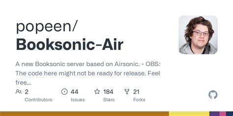 Github Popeen Booksonic Air A New Booksonic Server Based On Airsonic