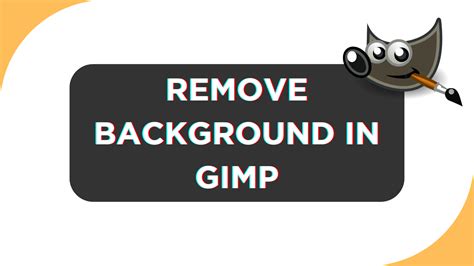 How To Remove Background In GIMP Pttrns