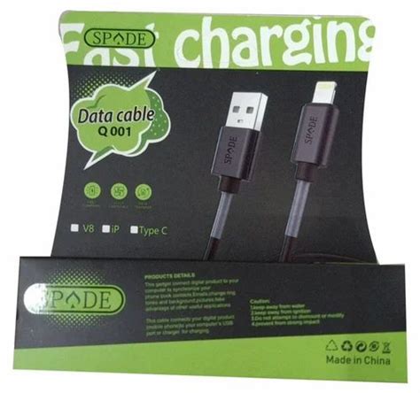 Spade Usb Data Cable At Rs 42piece Usb Data Cable In Chennai Id
