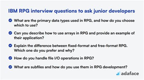 62 Ibm Rpg Interview Questions Adaface