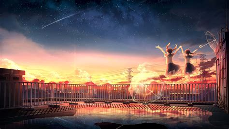 100 Anime Sunset Wallpapers