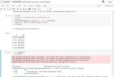 Optimization Terminated Abnormally Falling Back To Newton · Issue