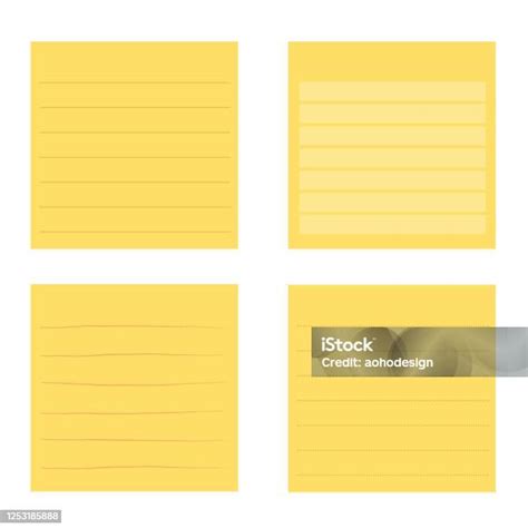 스티커 포스트 노트 컬렉션 작업 메모에 게시 그것을 할 수 있도록 알림 사무실 종이 스티커 컬렉션 0명에 대한 스톡 벡터 아트 및 기타 이미지 Istock