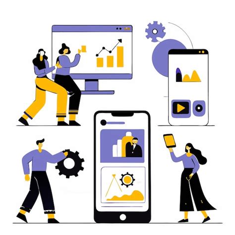 The Development Team Works On Software Creation Premium Ai Generated