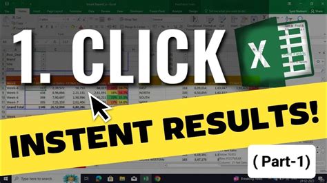 How To Automate Pivot Tables Excel Tutorial Youtube