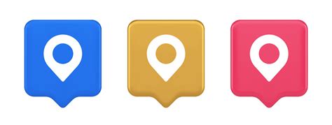 GPS Map Pin Location Service Button Application Direction Distance