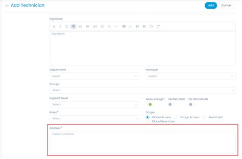 User Form Serviceops