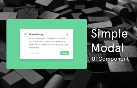 Simple Modal Missing Codeless Blocks Ui Builder Backendless Support