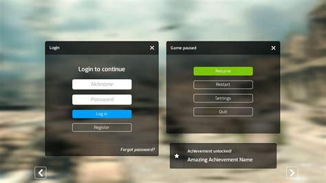 Flat Minimalist Gui Ui Kit Unreal Engine Asset
