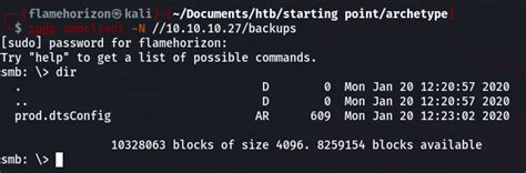 hack the box writeup on archetype by pedro medium