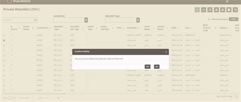 Private Watchlist Delete A Record