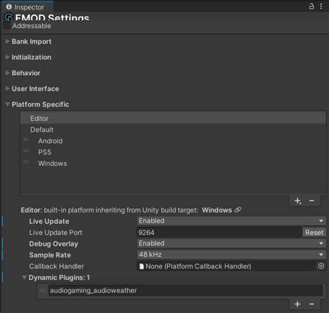 Fmod Cant Find Events Error Unity Fmod Forums