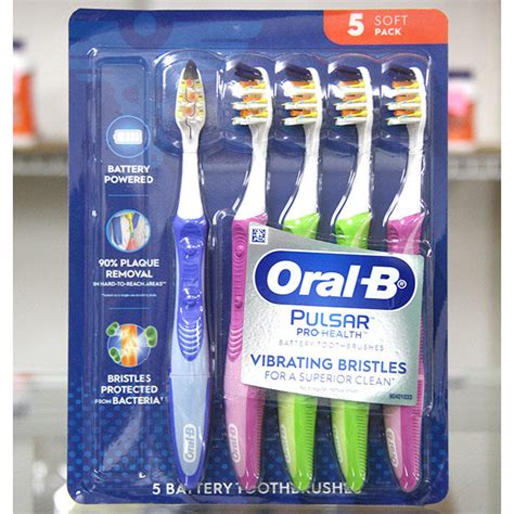 Oral B Pulsar Pro Health Battery Powered Toothbrush 5 Pack