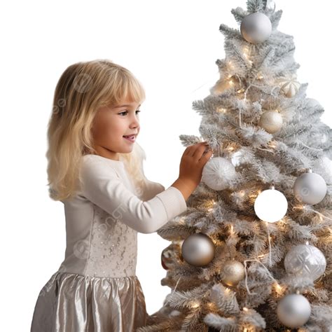 작은 금발 소녀는 아름다운 실내에서 크리스마스 트리를 장식합니다 어린이 선물 사람들 아기 크리스마스 가족 Png 일러스트 및 이미지 에 대한 무료 다운로드 Pngtree