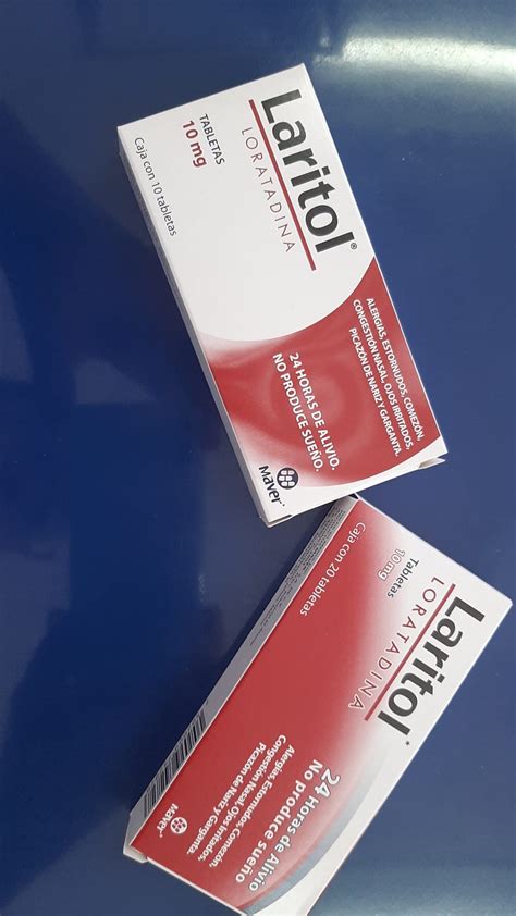 Farmacia Luna Laritol 10 Mg 10 Tabletas 30 20 Tabletas 55