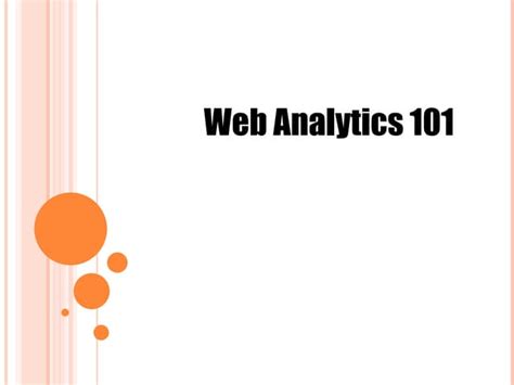 Web Analytics Concepts And Theories Pptx
