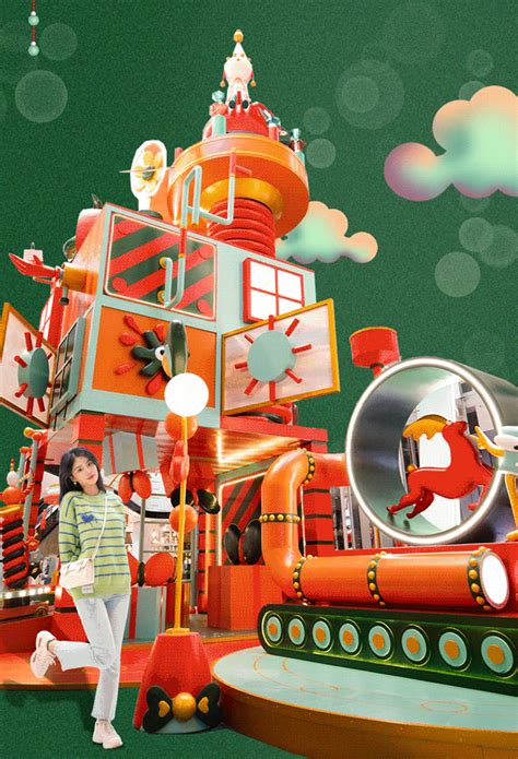 零九艺术 上海首棵圣诞树亮灯！odreams 尚嘉中心2021圣诞美陈装置，带你梦入童话王国！ 花瓣网