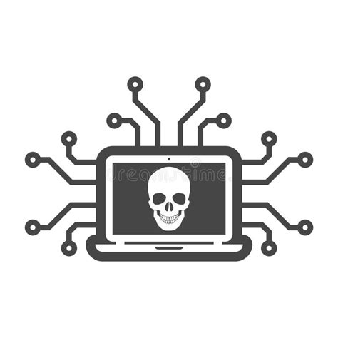 Cyber Hacker Icon Web Design Isolated On White Background Stock Vector Illustration Of Hacking