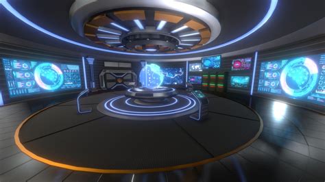 Sci Fi Command Room Interior 3d Model Buy Royalty Free 3d Model By 3ddisco 22c3ec5