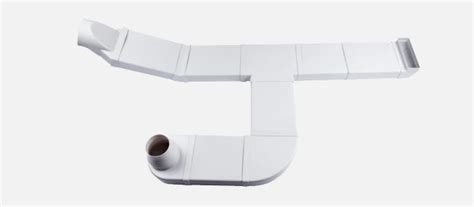 Hvac 시스템 품질 흰색 환기 Pvc 평면 덕트 피팅 평면 파이프 직사각형 플라스틱 공기 덕트 Buy 플라스틱 공기 덕트