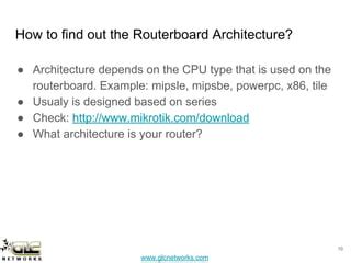 GLC Webinar Limiting Bandwidth Using Mikrotik PDF