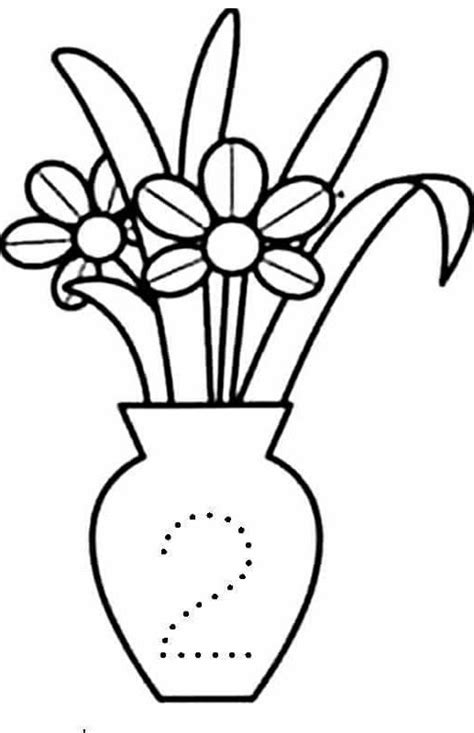 ภาพระบายสีรอยปะตัวเลขดอกไม้ สื่อสร้างสรรค์ปฐมวัยครูแขก