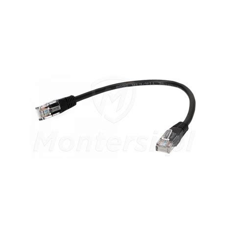 Czarny Patchcord UTP Kat 5e