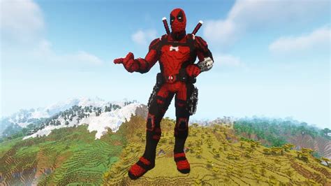 Minecraft Deadpool Statue Minecraft Map