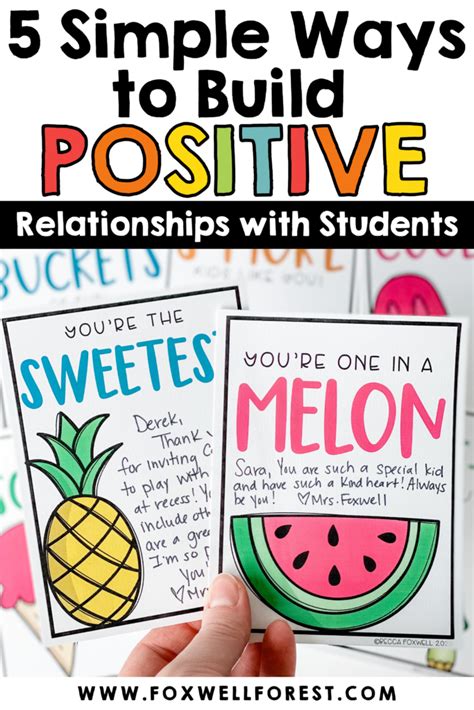 5 Simple Ways To Build Positive Relationships With Students Foxwell